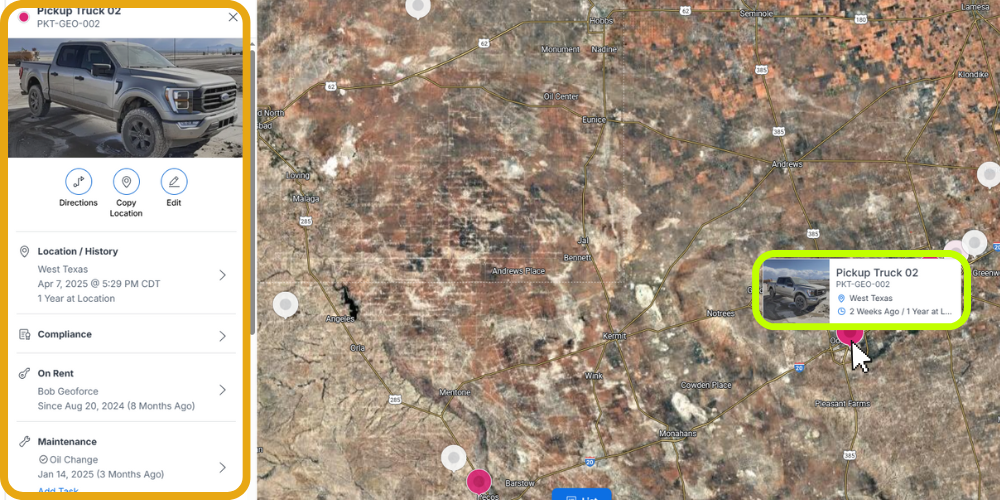 Map Pins and Clusters – Geoforce Track & Trace